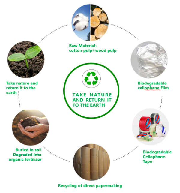 Advantages of Cellulose Biodegradable tape over PLA Biodegradable tape